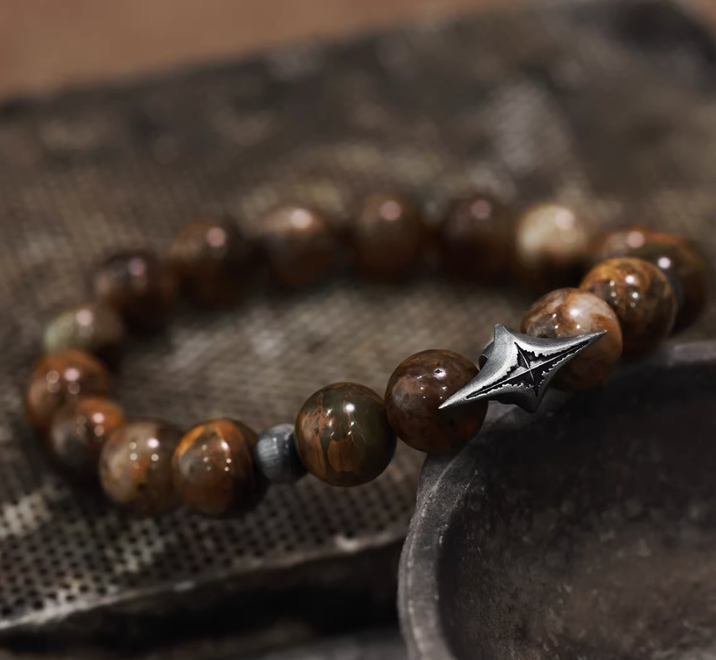 Himalayan Golden Storm & Silver Guide Bracelet – TASHI THANGKA