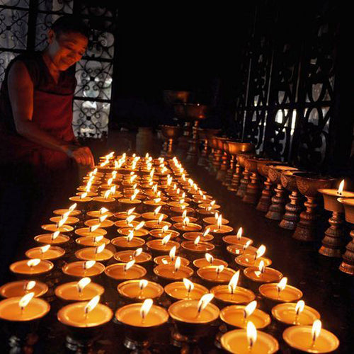 Sacred Butter Lamp Blessing – TASHI THANGKA